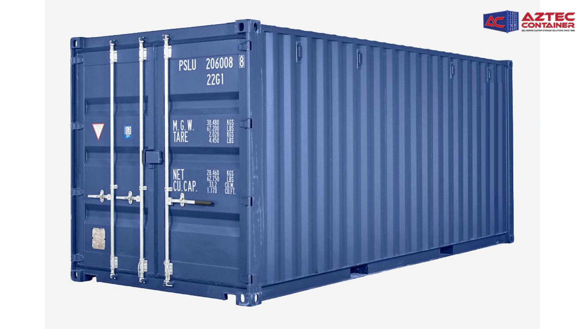 20 Foot Storage Container with Cargo Door | Durable & Secure